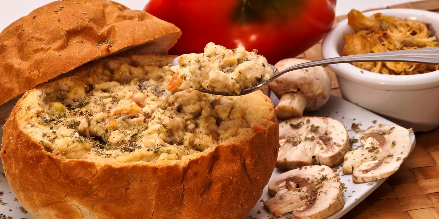 Cómo hacer un Panne cook de pollo con champiñones