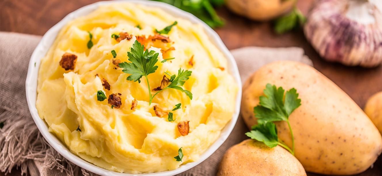 Receta de puré rústico de papa criolla